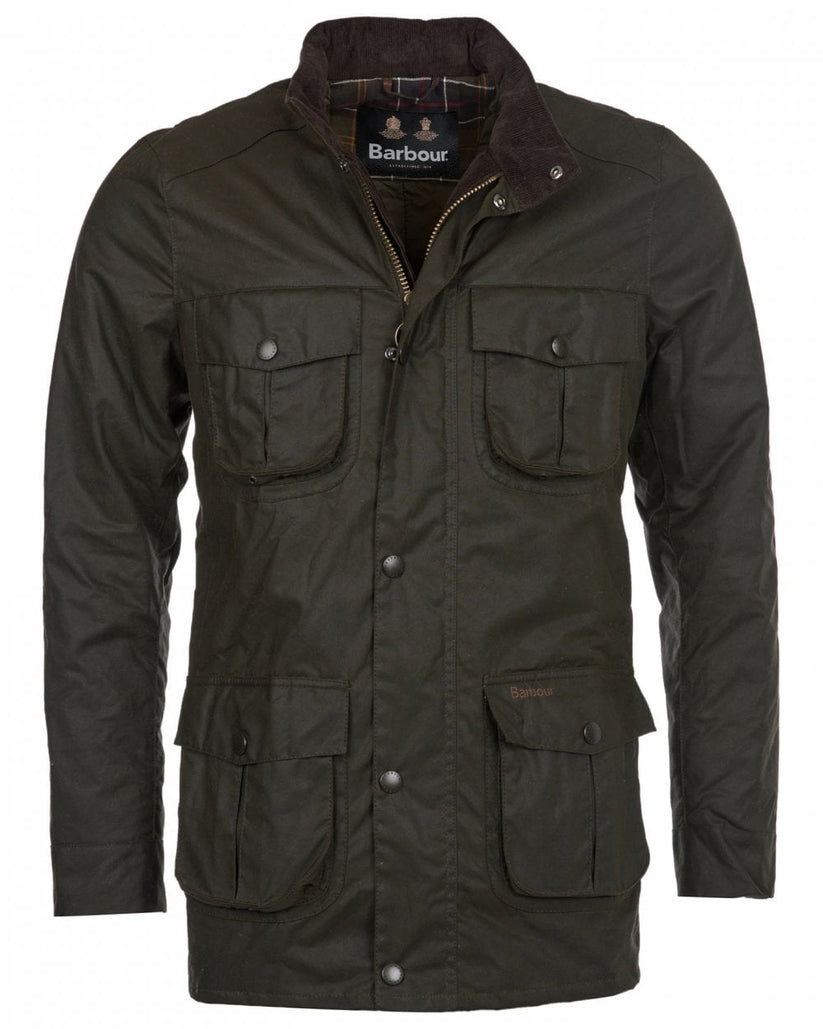 Barbour Corbridge Mens Wax Jacket - Olive – CHO