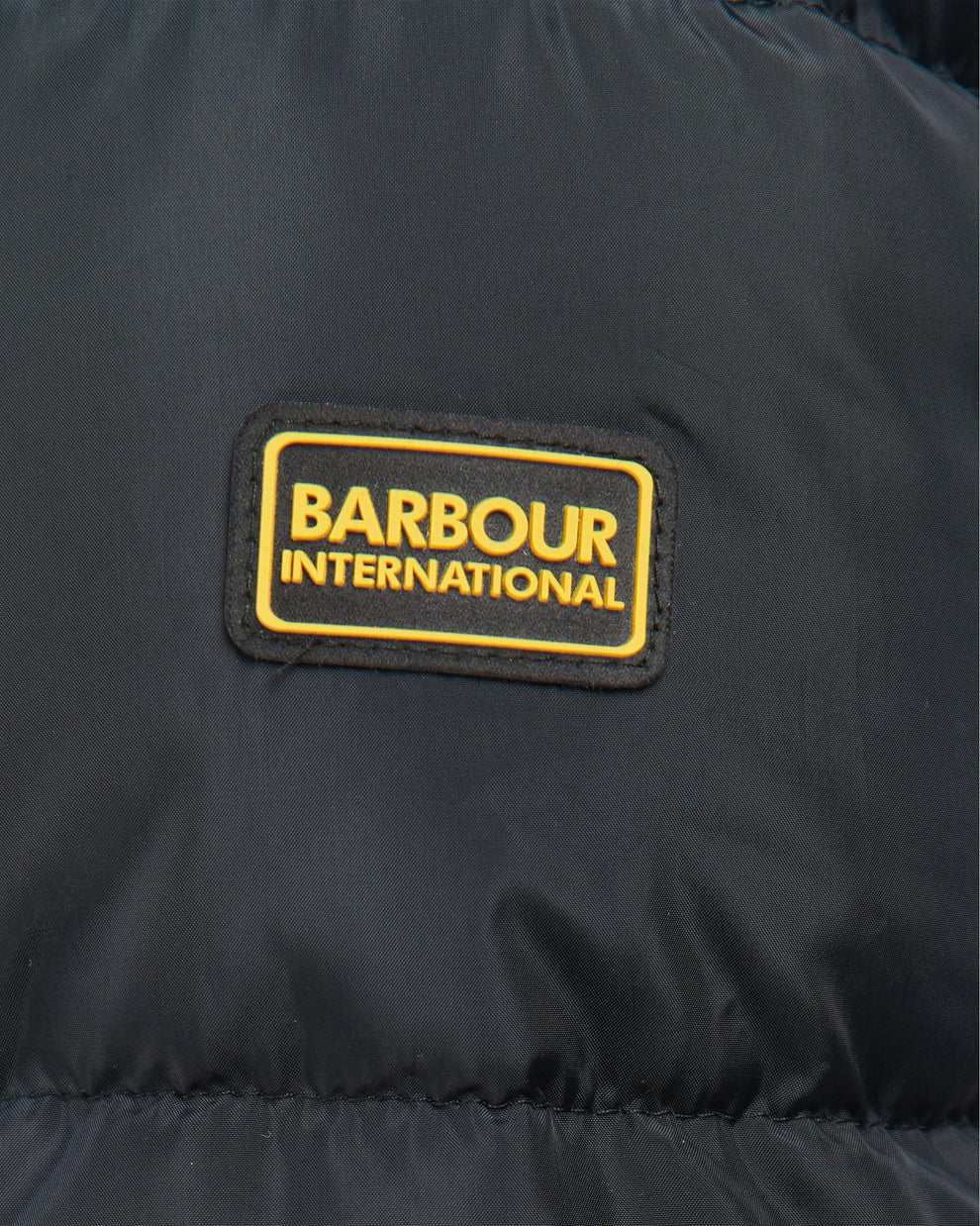 Barbour International Track Line Womens Long Quilted Jacket - Black – CHO