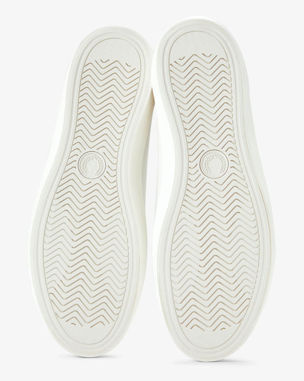 Fred Perry Mens Baseline Leather Trainers - Snow White 303 – CHO