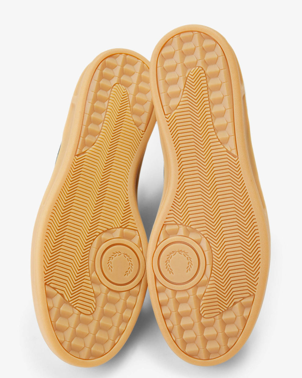 Fred Perry Mens B4 Mens Textured Leather/Suede Trainers - Light Ecru 7 ...