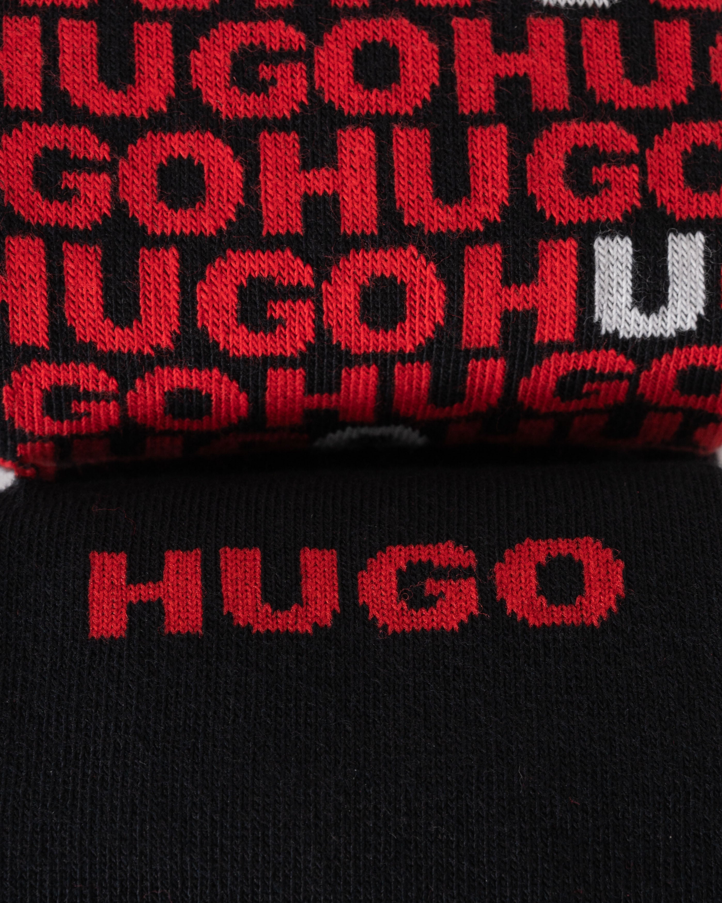 HUGO Mens 4 Pack Tortuga Sock Gift Set - Black 001 – CHO