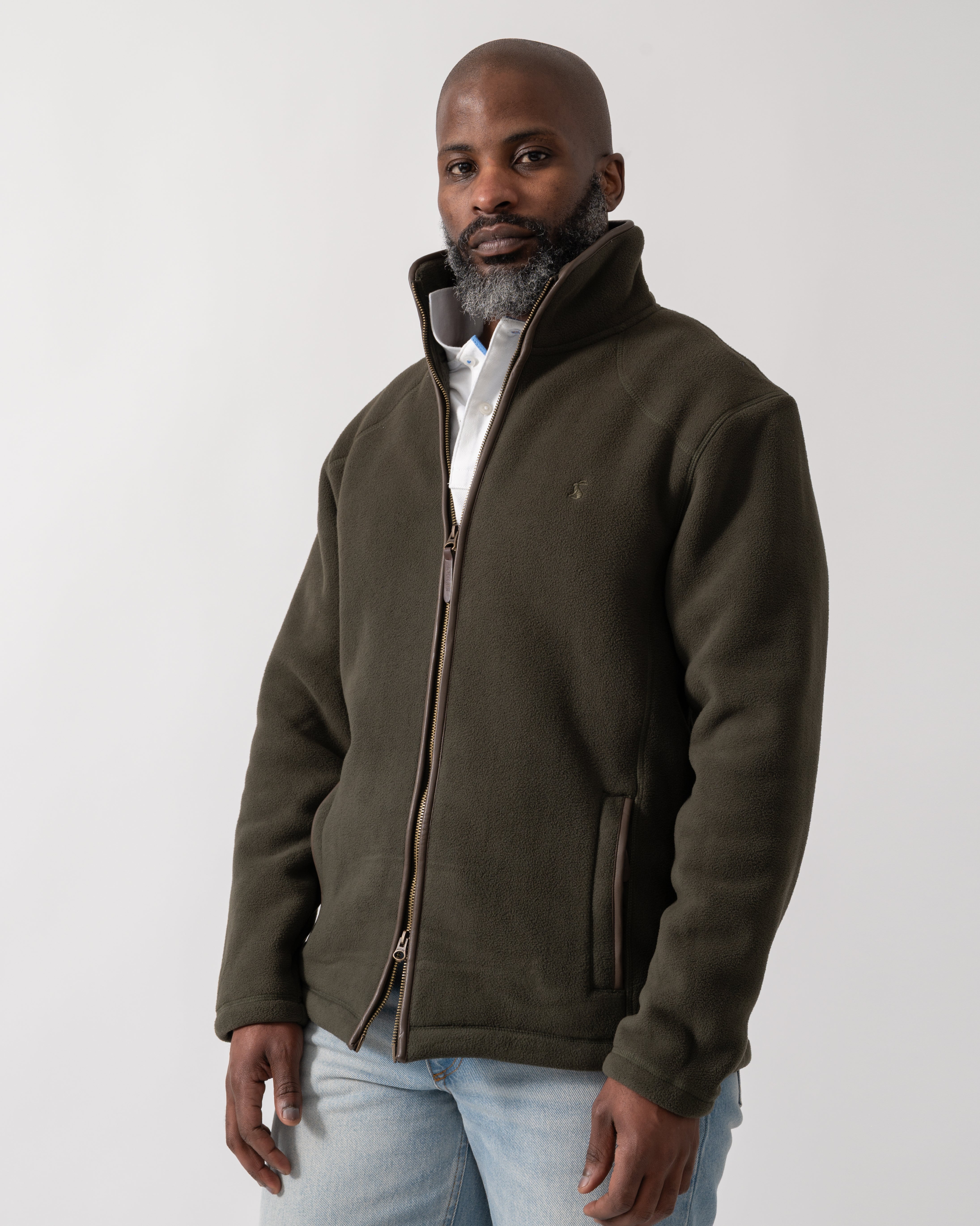 Joules Mens Heritage Full Zip Fleece - Dark Green – CHO