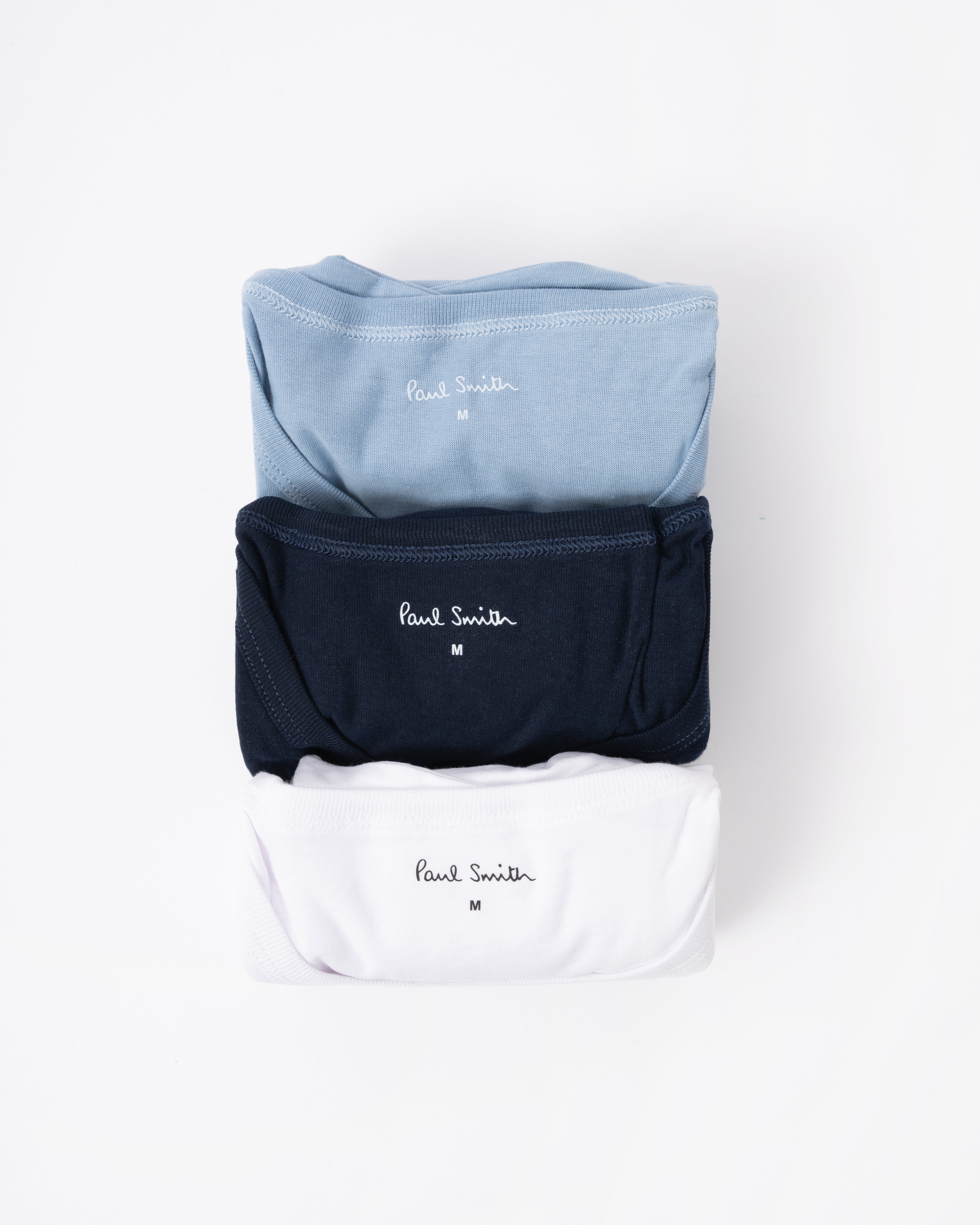 Paul Smith Mens 3 Pack Script Logo T-Shirts - 1B Multicolour – CHO