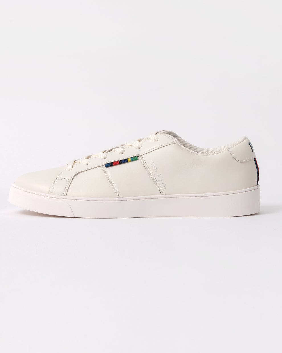 Paul Smith Beech Mens Leather Trainers - 01 White – CHO