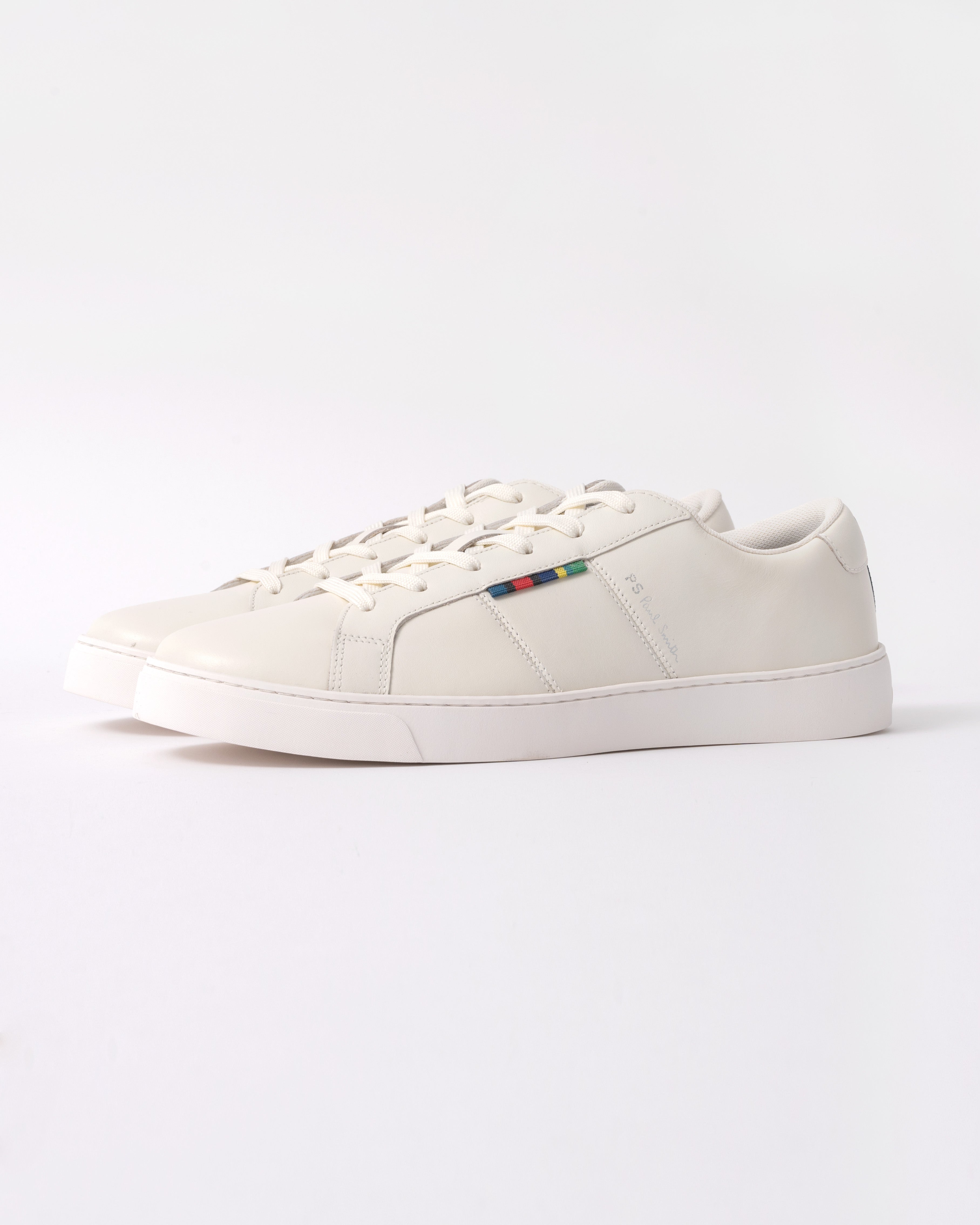 Paul Smith Beech Mens Leather Trainers - 01 White – CHO