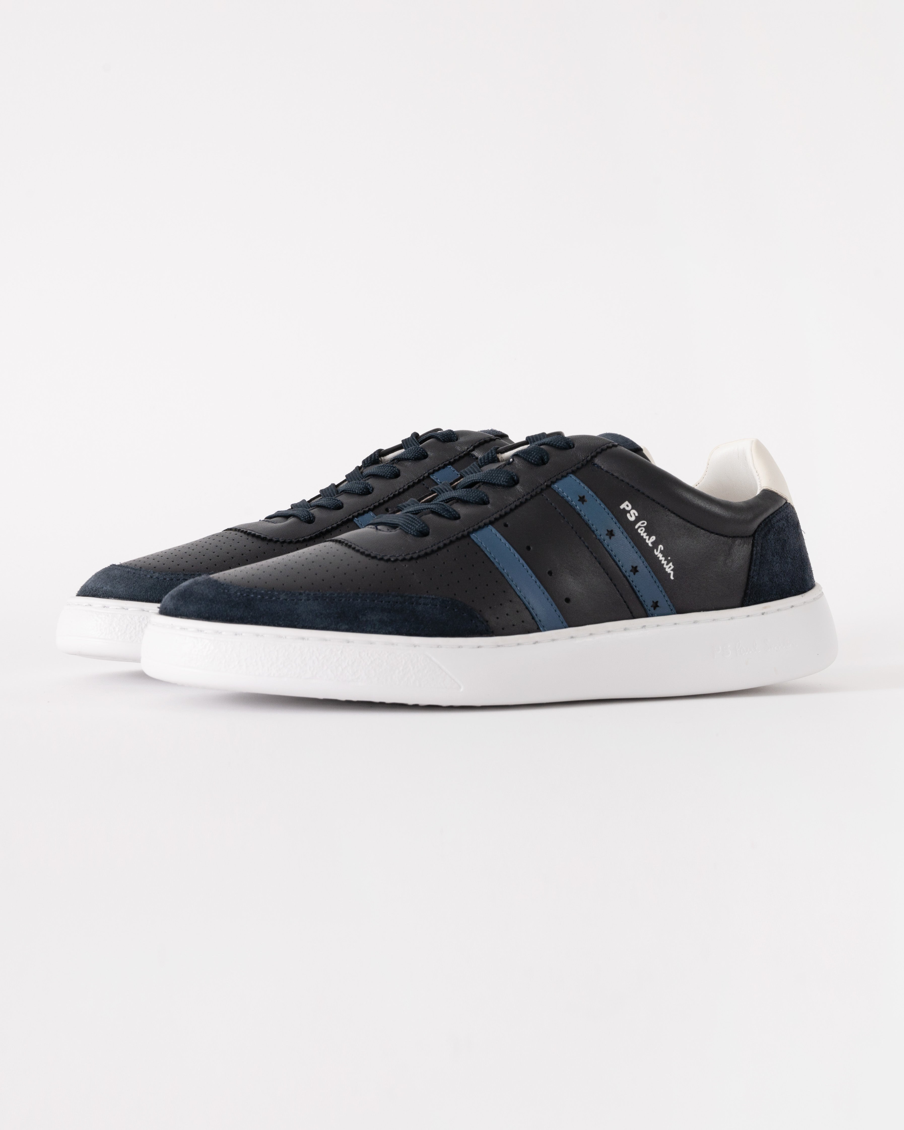 Paul Smith Birch Mens Leather Trainers - 47 Navy – CHO