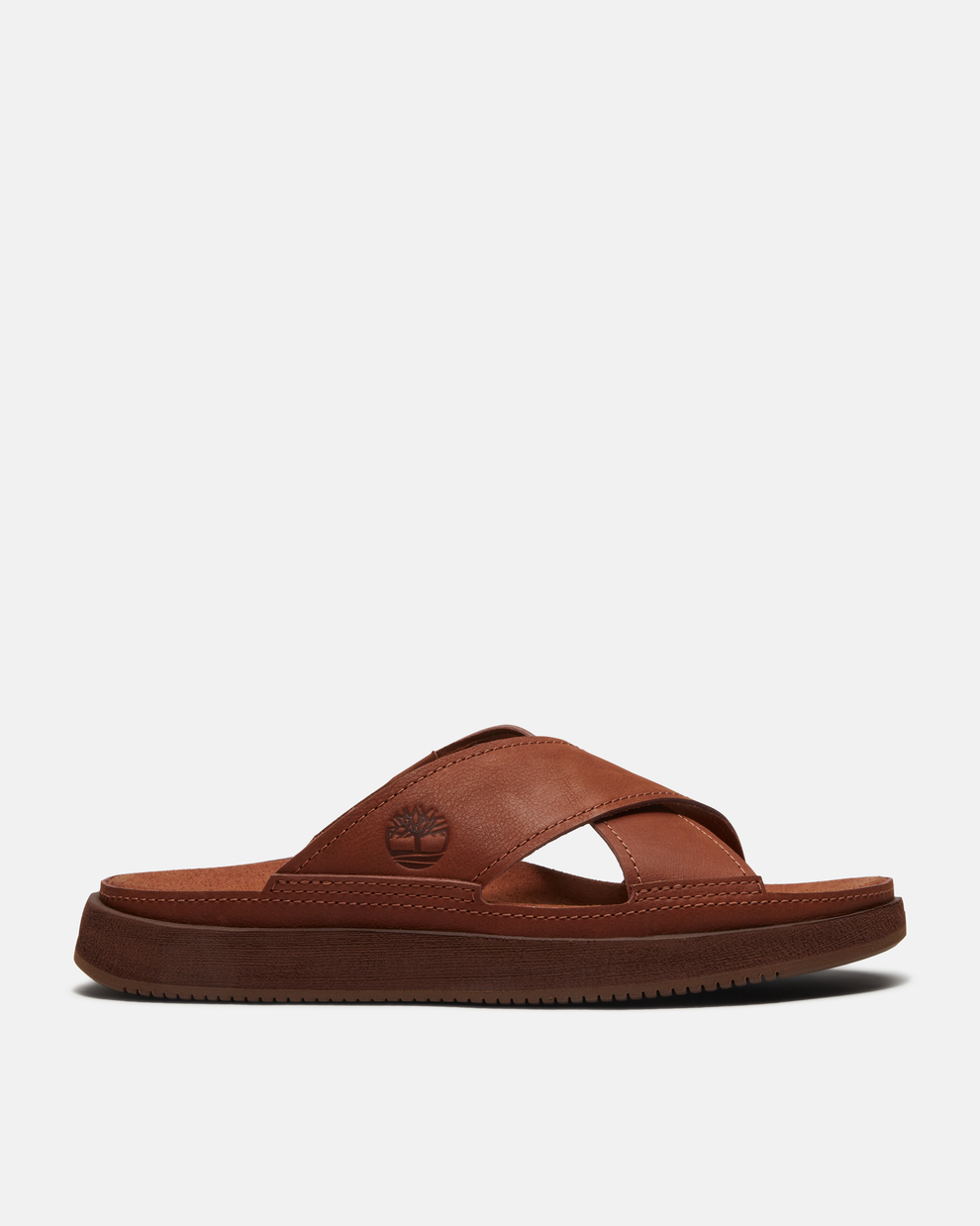Timberland Casco Cove Cross Strap Full Grain Leather Mens Sandals - Ru ...